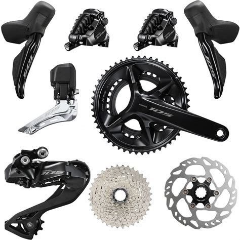 Shimano 105 Di2 12 Speed Disc Brake Groupset Components From Fawkes