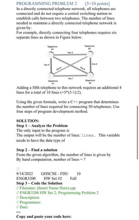 Solved Programming Problem 2[5 10 Points ] In A Directly