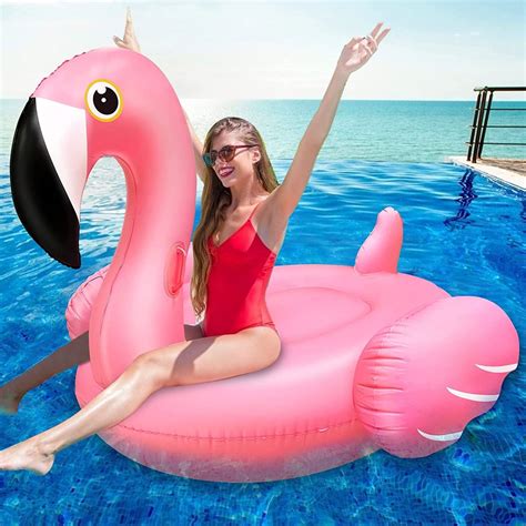 Buy Giant Inflatable Flamingo Ride On Pool Float Blow Up Pool Floatie