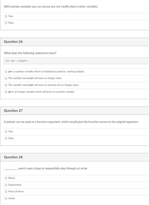 Solved With Pointer Variables You Can Access But Not Modify Chegg