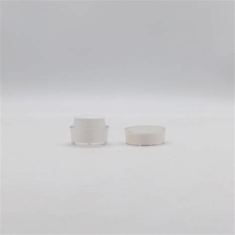 미니 항아리 피라미드 라운드 아크릴 5ml 컨테이너 화장품 플라스틱 크림 항아리 화장품 포장 스킨 케어 크림 5g 중국 제조