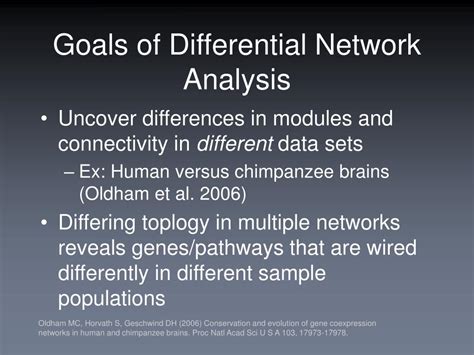 Ppt Differential Weighted Gene Coexpression Network Analysis Applied