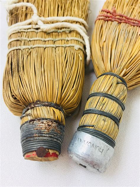 Antique Broom Hearth Broom Vintage Straw Broom Farmhouse Decor