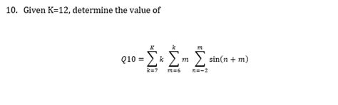 Sequences And Series Not Sure How To Interpret Nested Sums With