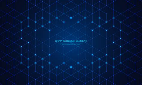 추상적인 기술 배경과 육각형 패턴과 기하학적 모양이 있는 디자인 요소 건강관리와 의술에 대한 스톡 벡터 아트 및 기타 이미지 건강관리와 의술 0명 개념 Istock