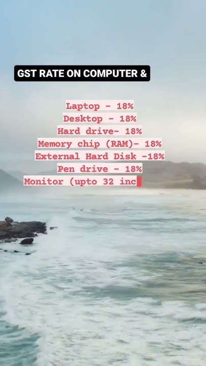 Gst Rate On Computer Laptop And Accessories Gst Rate Ksmd