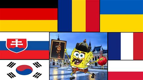 Spongebob In Different Languages Meme Youtube