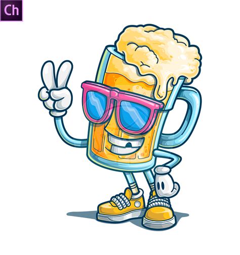 Beer Mug Character Animator Puppet Graphicmama