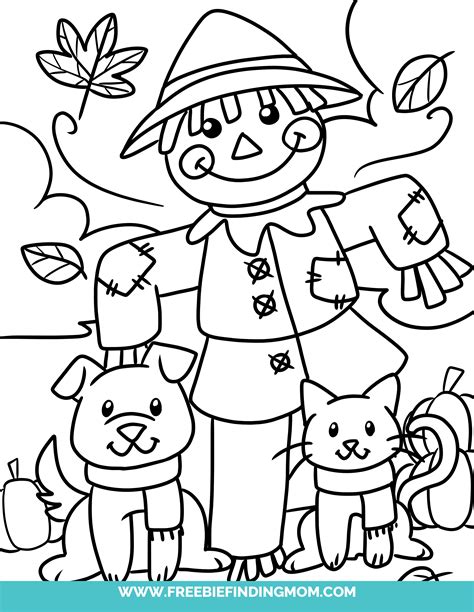 Cute Fall Coloring Pages Mit Printable