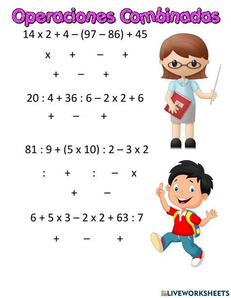 Operaciones Combinadas Quinto Grado De Primaria At Ellen Madden Blog