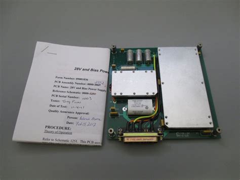 Radtec Engineering 28v And 33v Power Supply 2272 Process Industrial