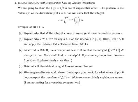 Solved Rational Functions With Singularities Have No Laplace