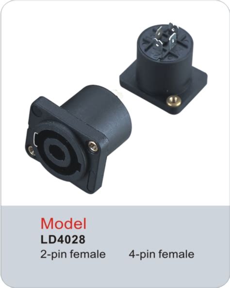 Speaker Connector Speakon Pins Socket Speakon And Speaker Cable