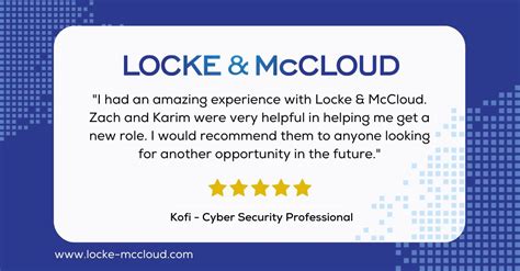 Locke And Mccloud On Linkedin Cybersecurity Hiring Testimonial