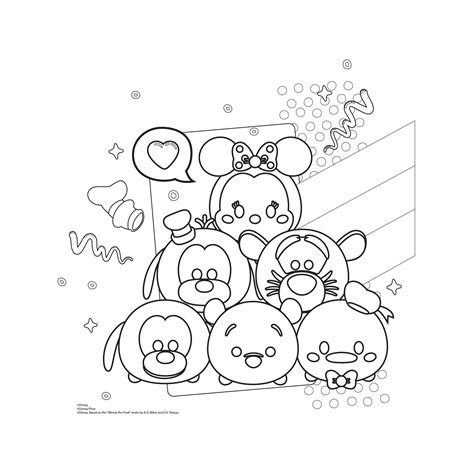 Disney Tsum Tsum Coloring Pages At Getdrawings Free Download