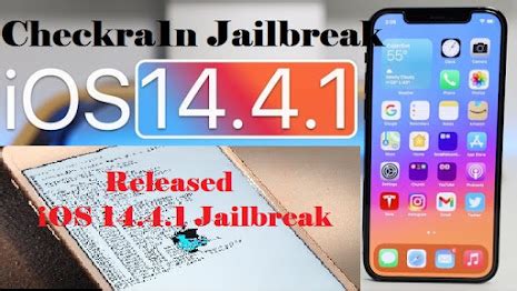 Checkm8 Jailbreak Checkra1n Jailbreak Released IOS 14 4 1 Jailbreak
