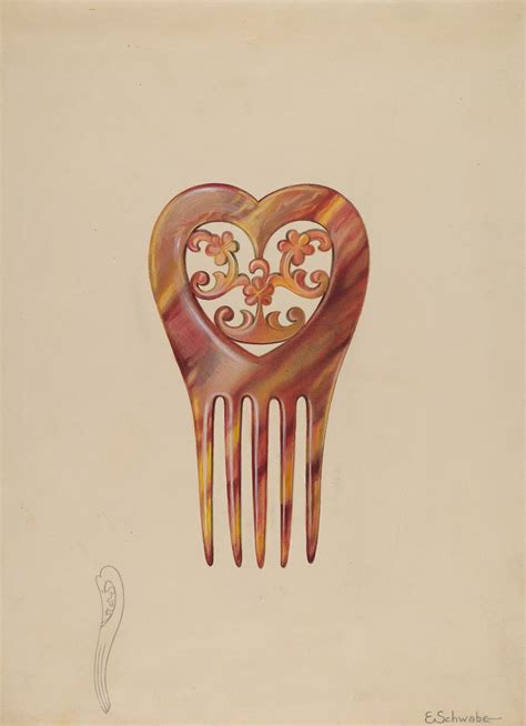 Tortoise Shell Comb Artvee Tortoise Shell Comb Artvee