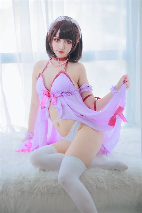 您的蛋蛋 on Twitter 路人女主的养成方法 cosplay 加藤惠 圣人惠 二次元 白丝 大腿袜 是你的女主角吗