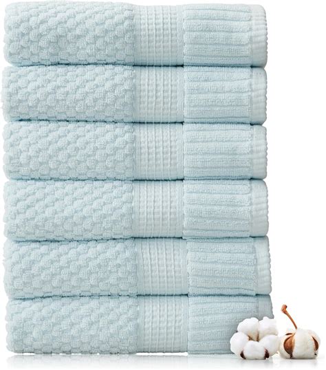 Ny Loft 100 Cotton Hand Towel 6 Pack Hand Towel Set