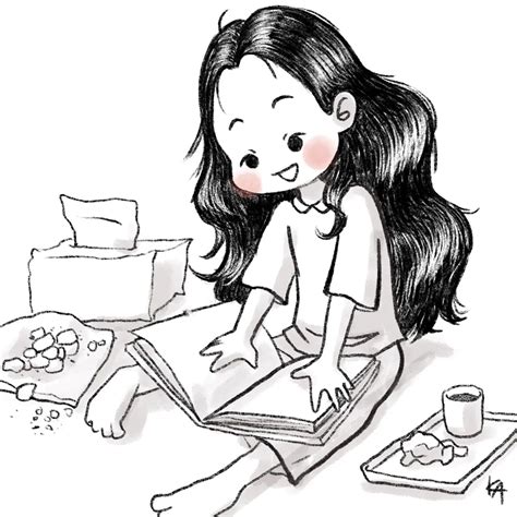 책이 좋아요 일러스트 04 By Kyunga 경아 포트폴리오 노트폴리오