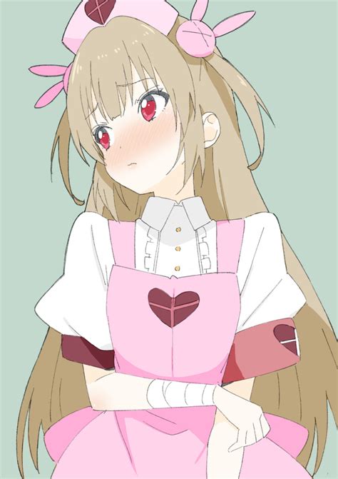 Safebooru 1girl Absurdres Apron Bandage Bangs Blush Closed Mouth