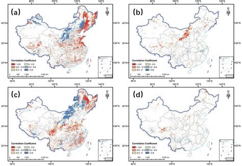 Spatial Pattern Of The Partial Correlation Coefficients Of The