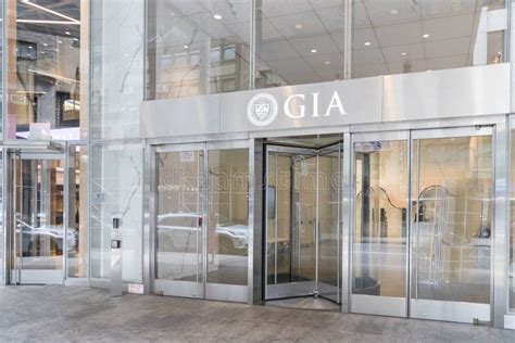 The Gia Lab Gemological Institute Of America In New York Editorial
