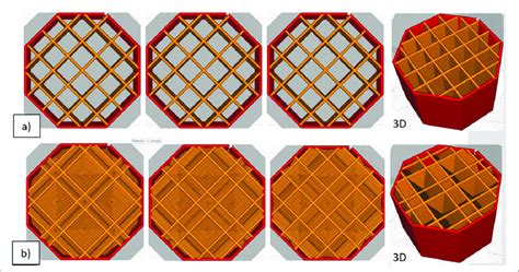 A Orthogonal Top View Of Consecutive Layers Of The 3d Model Using A