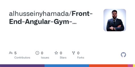 GitHub Alhusseinyhamada Front End Angular Gym Management System