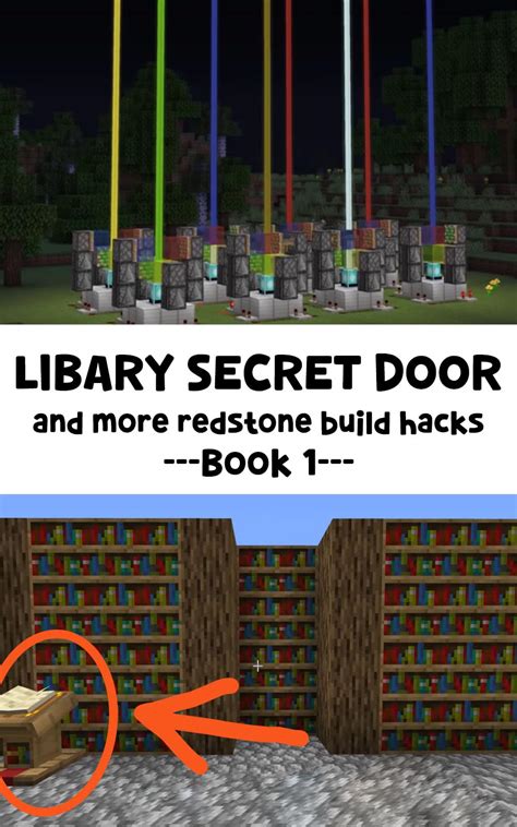 Minecraft Libary Secret Door And More Redstone Build Hacks Book 1 By Auguste Kohler Goodreads