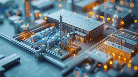 Optimizing Production With Iot Integrated Smart Factory Data Analytics And Automation Stock