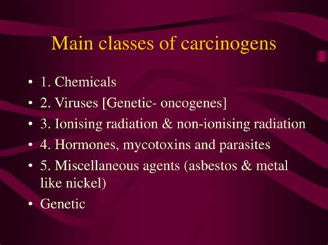 Ppt Principles Of Carcinogenesis 1and2 Powerpoint Presentation Id 4346135