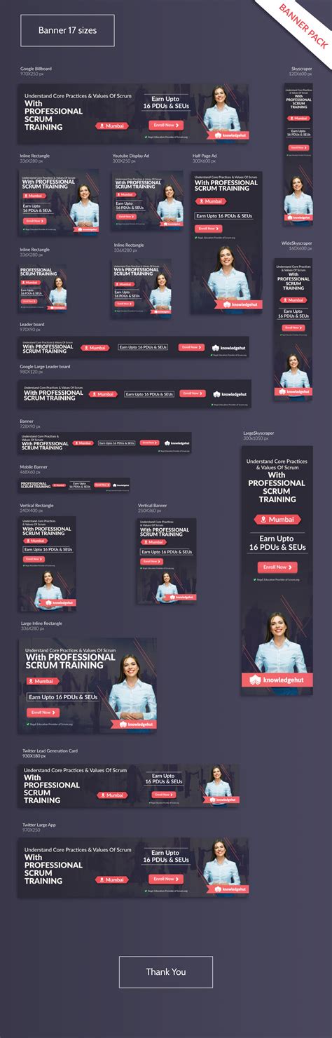 Google Banner Ads Sizes On Behance