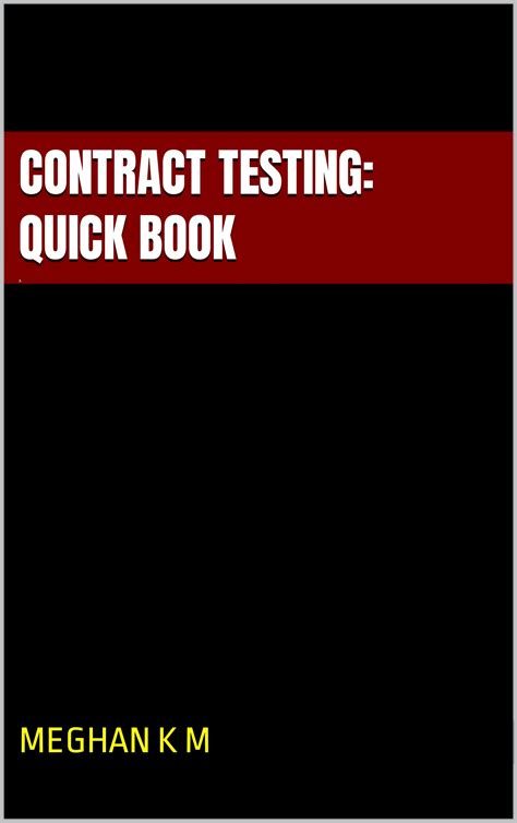 contract testing quick book introduction to contract testing with