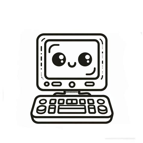 ภาพระบายสีการวาดส่วนต่าง ๆ ของคอมพิวเตอร์ ดาวน์โหลด พิมพ์ หรือระบายสีออนไลน์ได้ฟรี