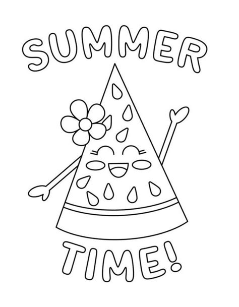 Summer Coloring Pages Free Printable Pdf