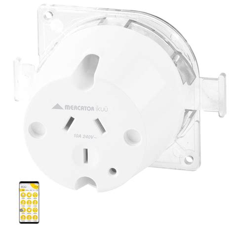 Ikuü Smart Wi Fi Plug Base With Clear Rear Cover Mercator