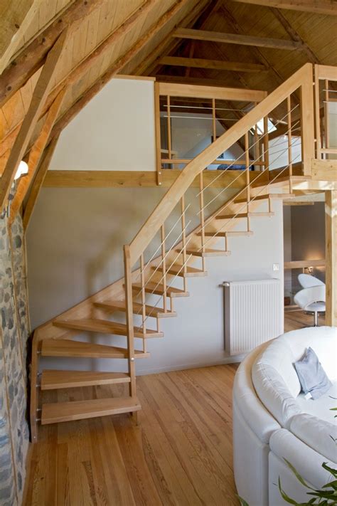 Escalier En Bois Style Dintérieur Scandinave Scandinavian