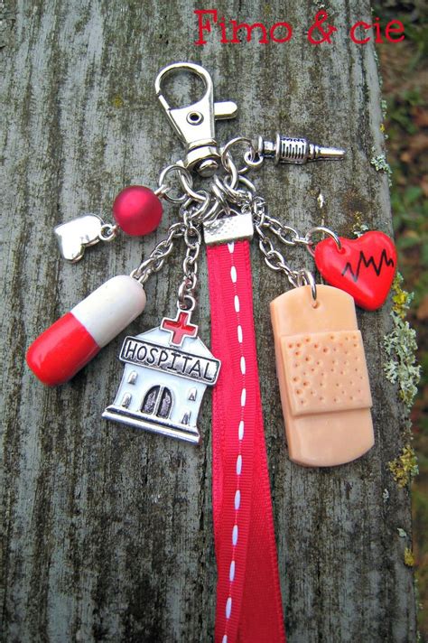 Gri Gri Bijoux De Sac Porte Clefs Spécial Infirmière Ou Domaine Médical Bricolages En
