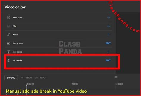 How To Manage Mid Roll Ad Breaks In Youtube Videos Clashpanda