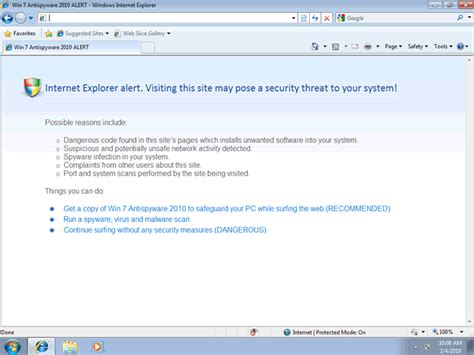 Remove Win 7 Antispyware 2010 Removal Guide
