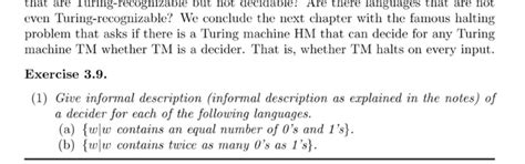 Solved That Are Turing Recognizable But Not Decidable Are