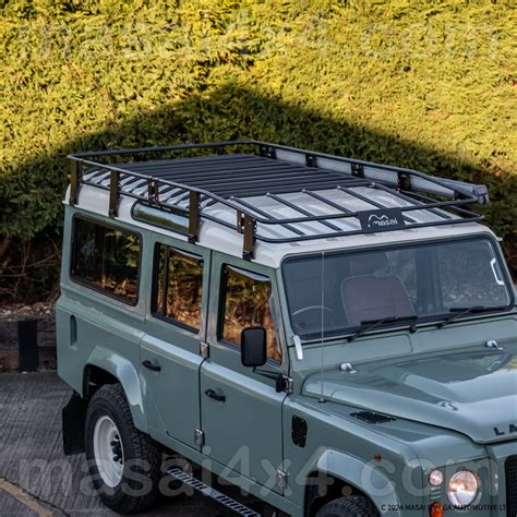 Masai Tubular Roof Rack For Defender 110 28m Roof Racks For Land