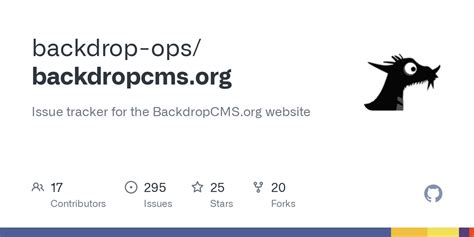 Github Backdrop Ops Issue Tracker For The Website