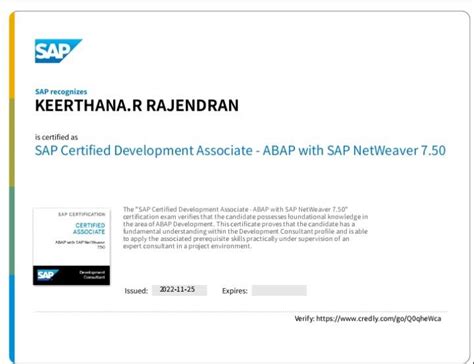 Keerthana Rajendran On Linkedin Sap Sapabap Abap Technical Consultant Fresher Jobs