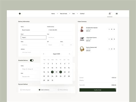 ecommerce — checkout page by kawsar ahmed on dribbble