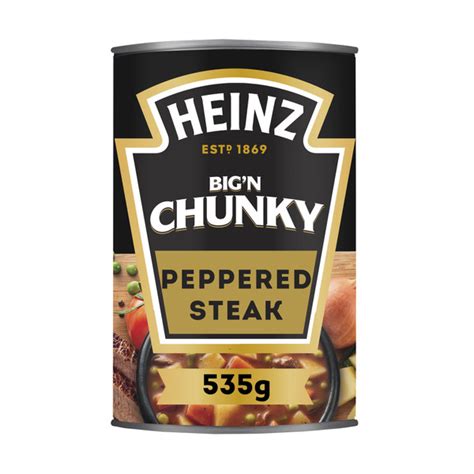 Buy Heinz Bign Chunky Peppered Steak Soup 535g Coles