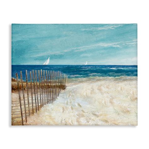 Stupell Industries Footprints By Sandy Fence Canvas Wall Art Design By Ruane Manning Michaels
