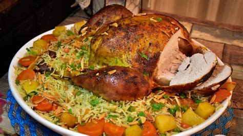 ديك رومي مشوي بالفرن وصفه لكل ست بيت مع نتيجه مضمونه Roasted Turkey