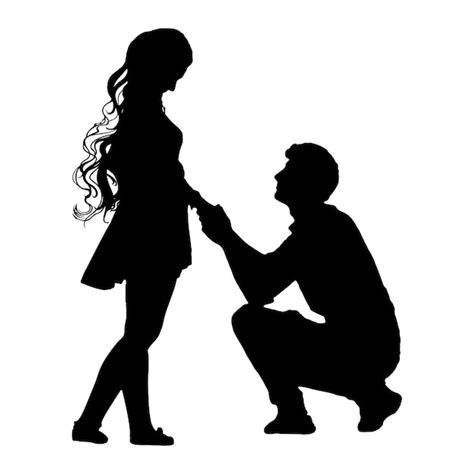 Premium Vector Man Proposing